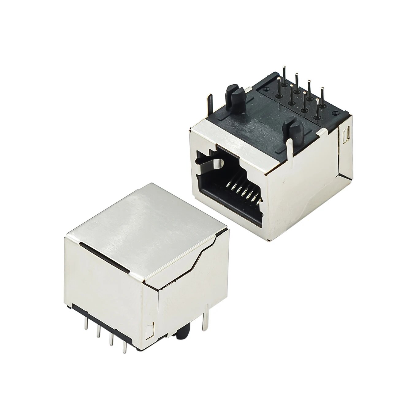 RJ45 горизонтальный разъем (однопортовый)