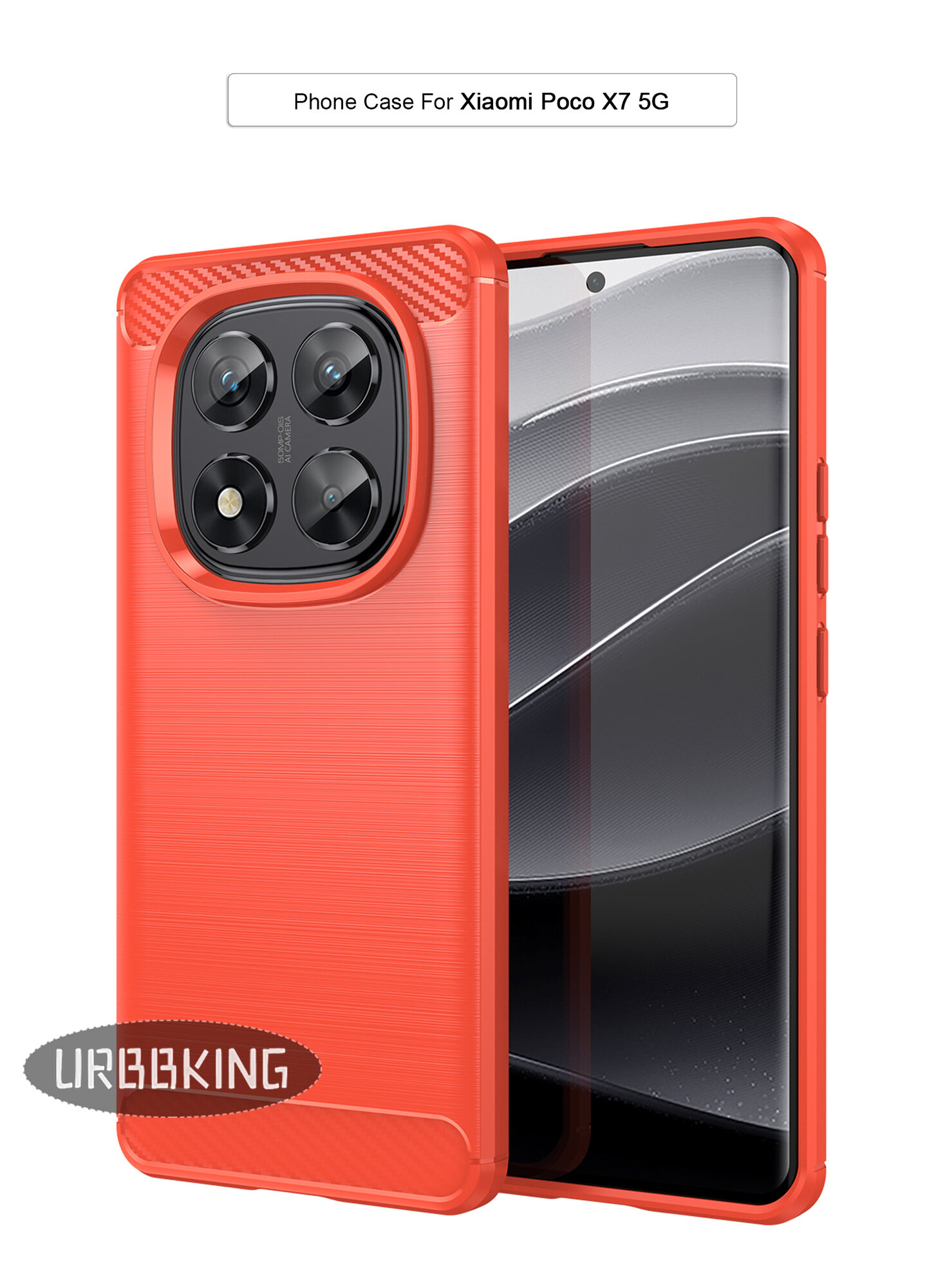 Противоударный Xiaomi Poco X7 5G Мобильная оболочка TPU Антиотпечатки пальцев