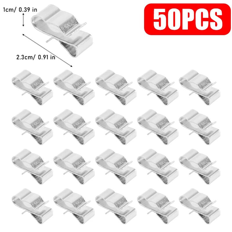 Зажимы для солнечных панелей из нержавеющей стали B- 50pcs