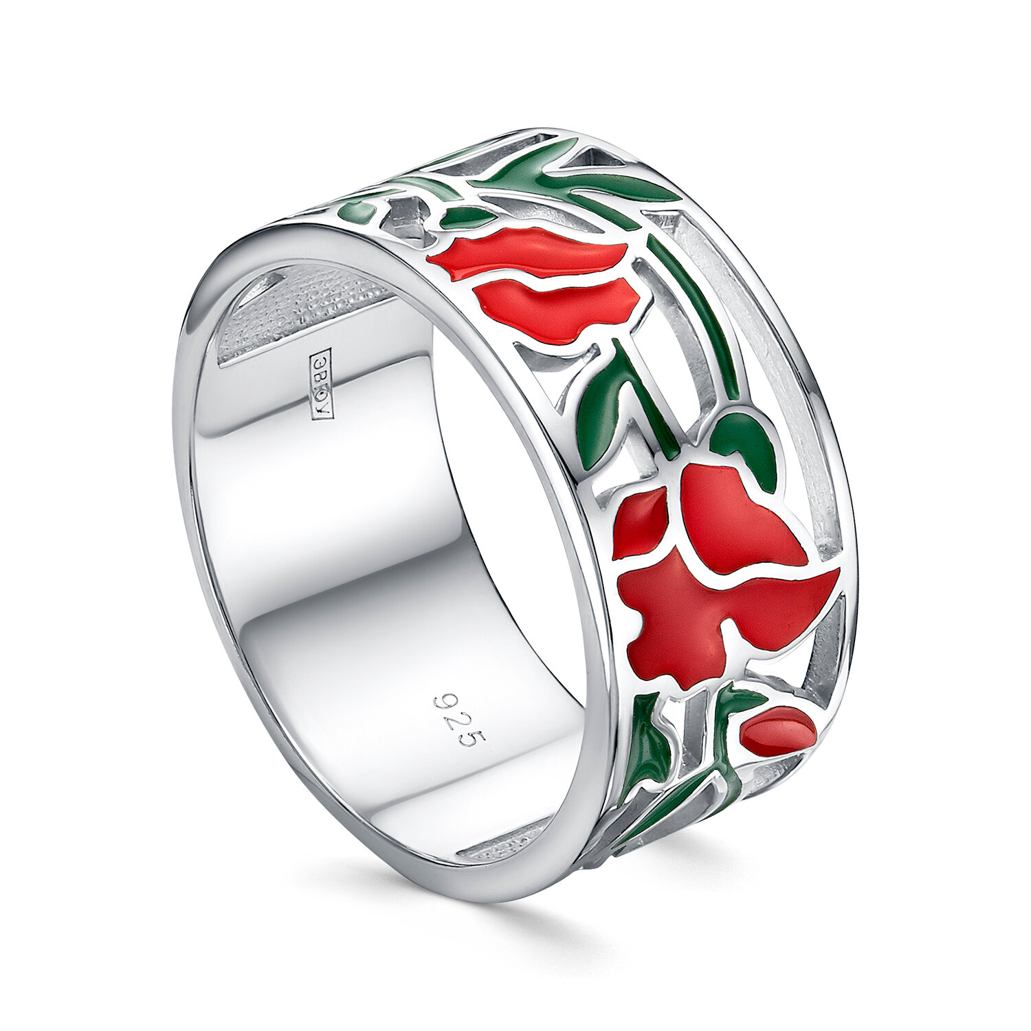 Кольцо, серебро, 925 проба