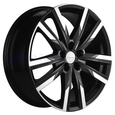 Литой колесный диск Khomen Wheels KHW1905 (Exeed VX/TXL/LX) 7,5x19/5x108 ET36 D65,1 Black-FP