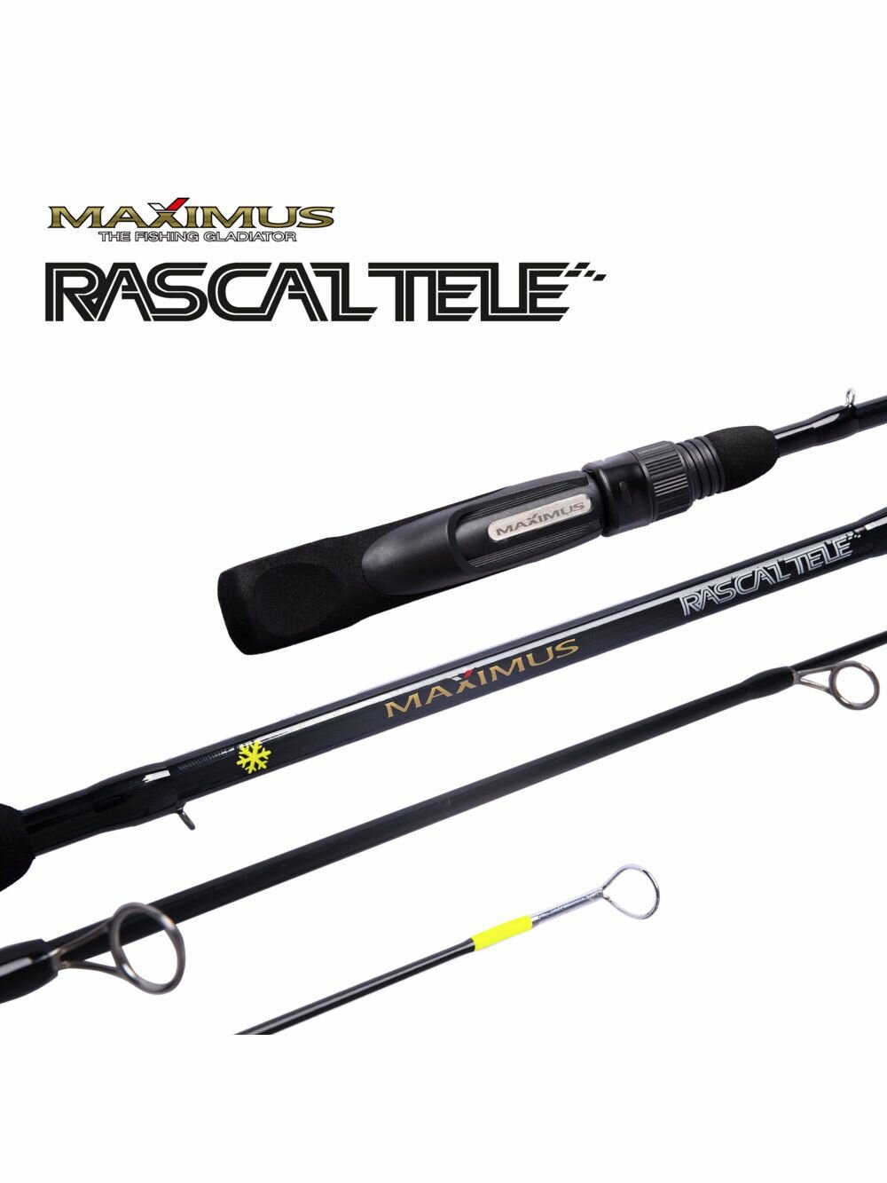 Зимняя удочка Maximus Rascal Tele 283XH, 70 см, до 90 гр