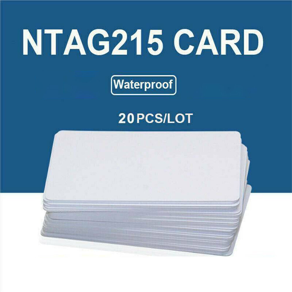 20-пакет ntag215 пустых nfc-карт тегов ntag 215 для tagmo amiibo