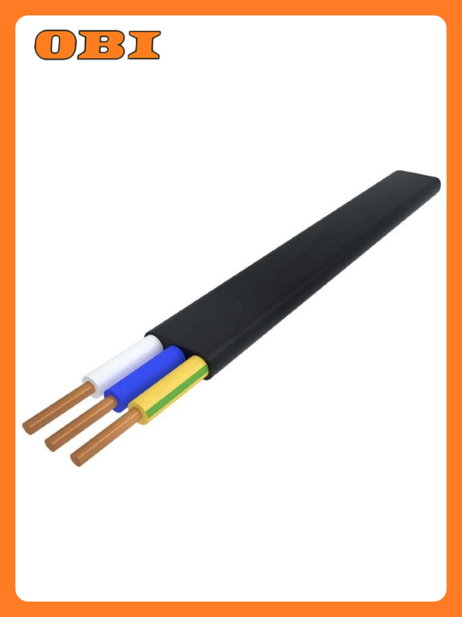 Кабель силовой ПромЭл ППГпнгА-HF 3x2,5 мм 100 м черный