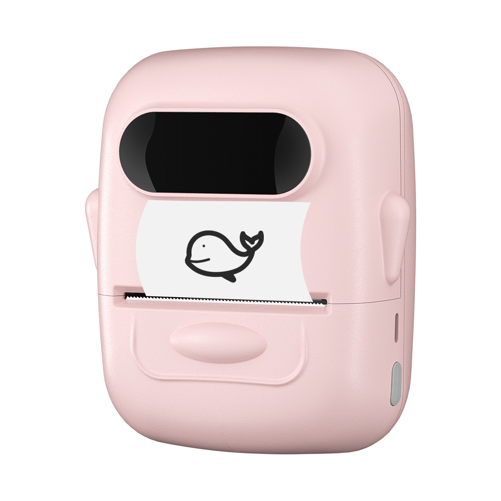 Машинка для печати этикеток P50 Портативный термопринтер этикеток для организации клеевых тегов DIY даты журналов стикеров Поддержка ширины этикеток 20-57мм Беспроводное соединение BT Совместим с iOS Цвета: белый, зеленый, розовый, желтый (по выбору)