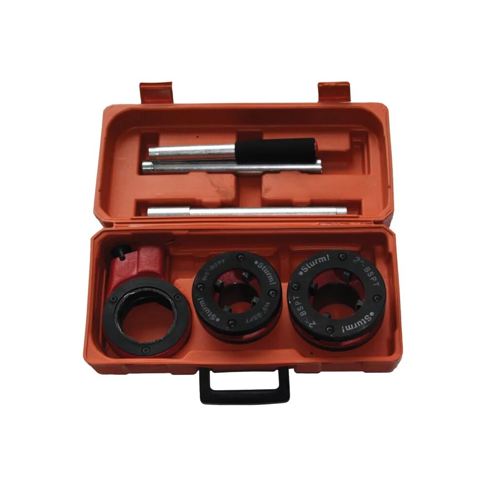 BAUM Клупп ручной с трещоткой, для нарезки резьбы на трубах 1/2 - 1 3пр. 297-1/2"-1"