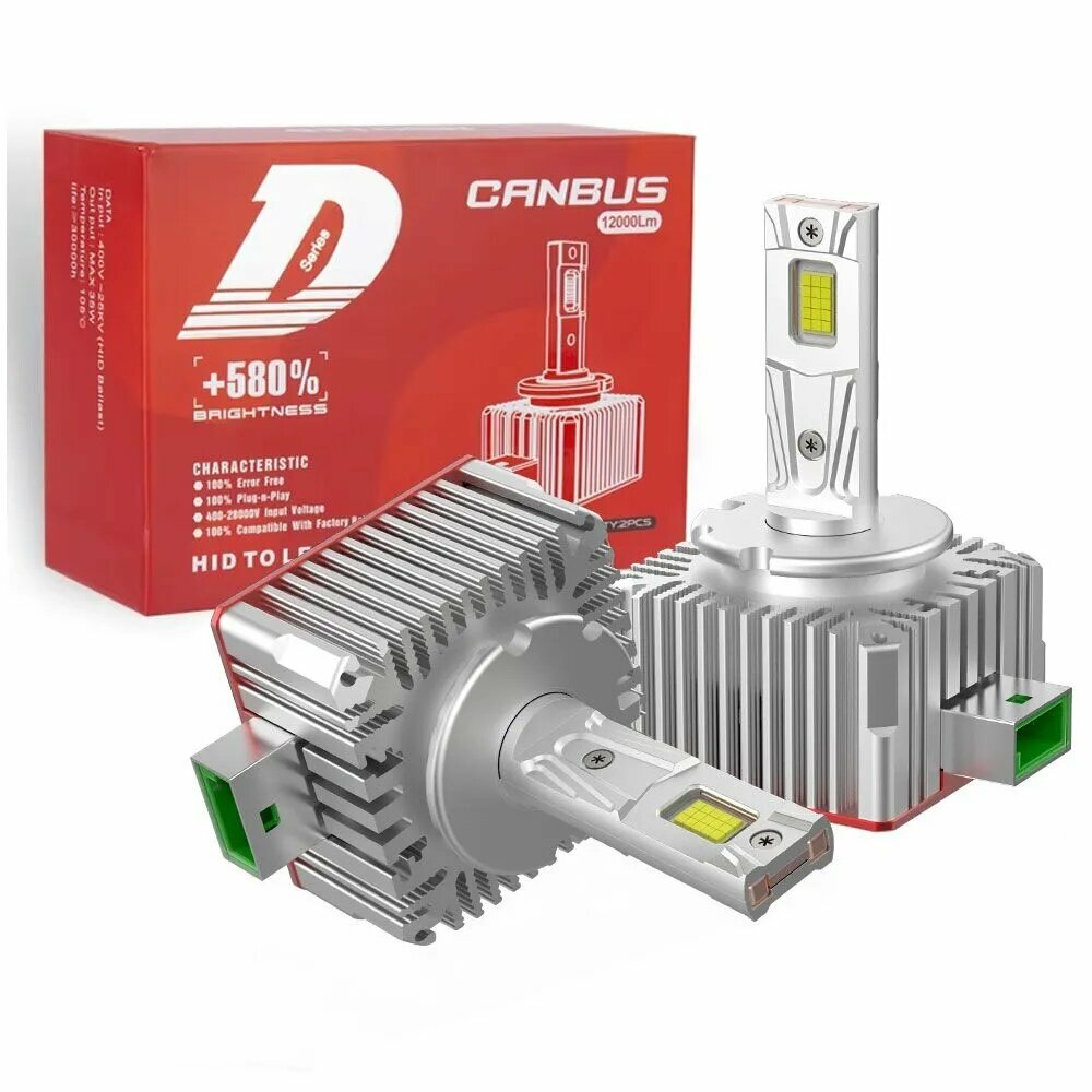 Лампа автомобильная D1S, 2 шт. арт. A2-D1S-CN