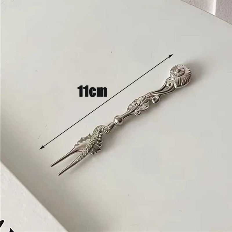 Тарелка из нержавеющей стали в форме ракушки Fork