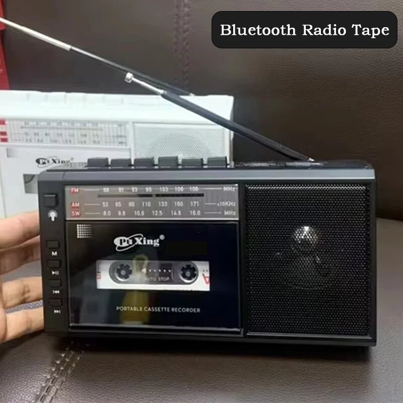 Высококачественные стереодинамики с двойным рупором, Ретро-радио, AM/FM/SW, многодиапазонные радиостанции, Карта Bluetooth, USB-накопитель, воспроизведение MP3