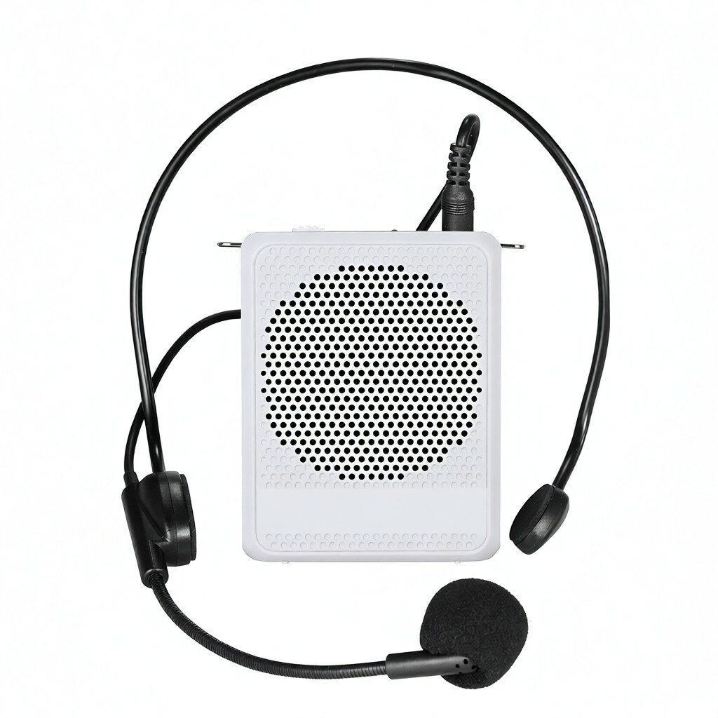 TAKSTAR E126A Усилитель звука Портативный Зарядный Мини-усилитель голоса с Проводным Наголовным Микрофоном и Поясным ремнем для Учительства Тренинга пения Презентаций Материал: Металл Цвет: Черный / Белый (Выбор) Габариты упаковки: 18.5*14*6.5см Вес