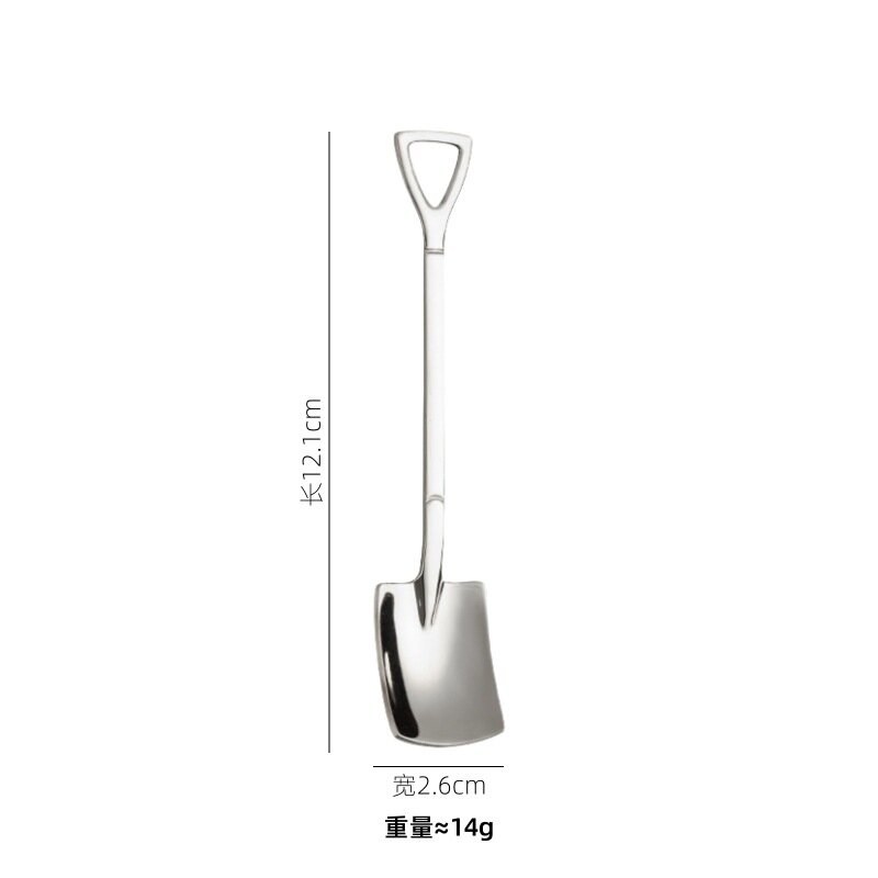 Кросс-бордерная ложка из нержавеющей стали 304, высококачественная ложка, ложка для арбуза, кофейная ложка, ложка для мороженого, ложка для торта и десерта