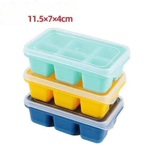 MOONBIFFY Контейнер для льда 6 отделений 3pc Silicone base