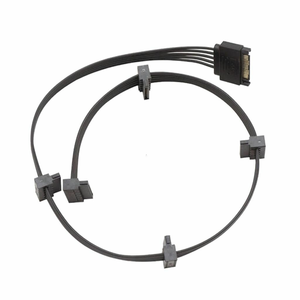 SATA 15Pin 1-3/4/5 разветвитель питания для жестких дисков, - одна точка пять
