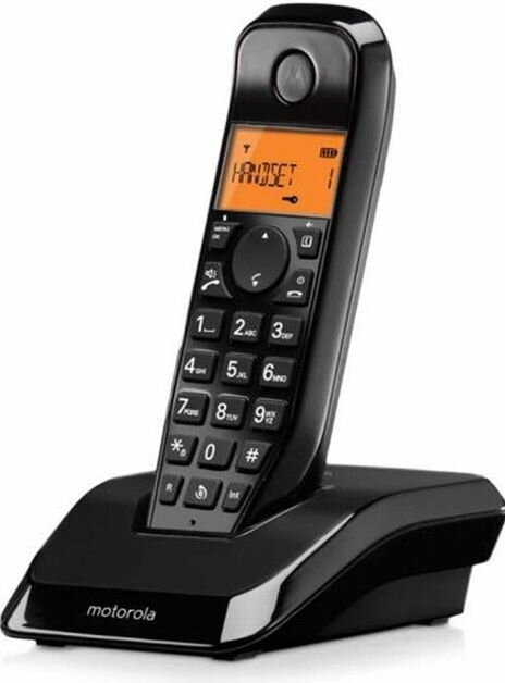 Радиотелефон Motorola DECT S12 single, чёрный