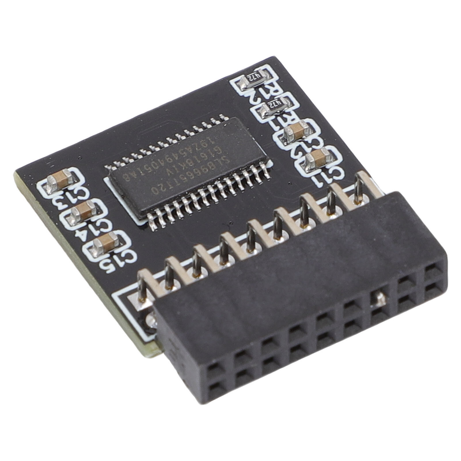 TPM 2.0 Encryption Module, 18Pin, с интерфейсом LPC, для безопасного хранения ключей шифрования, совместимость с Windows 7/8.1/10