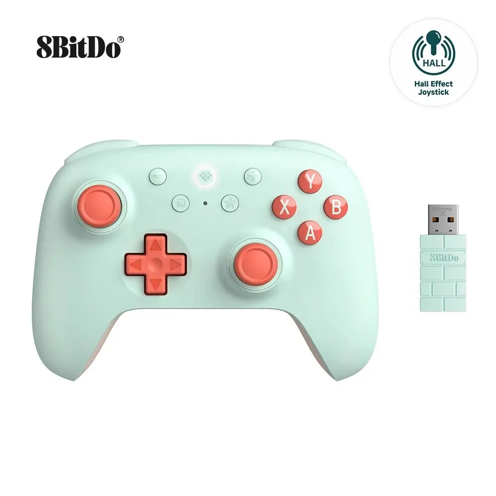 8BitDo - Ultimate 2C Wireless 2.4G Игровой контроллер Gamepad для ПК, Windows 10, 11, Steam PC, Raspberry Pi, Android