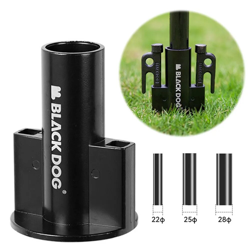 Крепление штанги для навеса для кемпинга, Держатель шеста для наружного ветрозащитного тента, Принадлежности для кемпинга