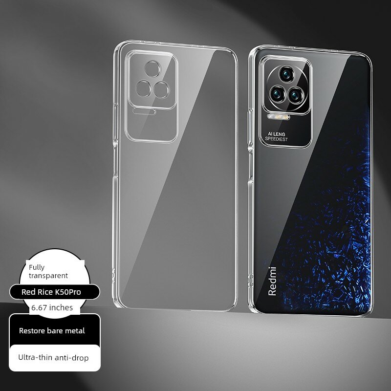 Совместимый чехол для Xiaomi Redmi K50 Pro, ударопрочный, полное покрытие, ультратонкий прозрачный, для серии K50 Pro