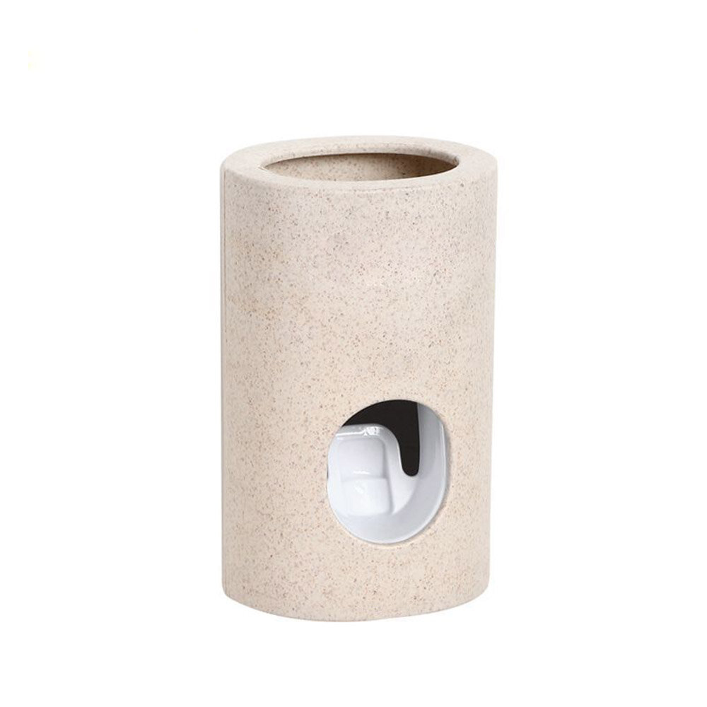 Держатель для жмука зубной пасты Автоматический дозатор зубной пасты Пшеничный соломка Простые бытовые принадлежности Материал PP, рисовая волокно(Биодеградируемый) Цвет Пшеничный размер 114*70*60мм Вес 126г 1шт Дозатор зубной пасты