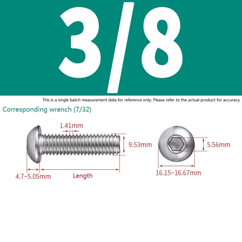 UNC 304 A2 Круглые винты с шестигранной головкой из нержавеющей стали, болт с шестигранной головкой 2 # -56 4 # -40 6 # -32 8 # -32 10 # -24 1/4-20 5/16-18 3/8-16