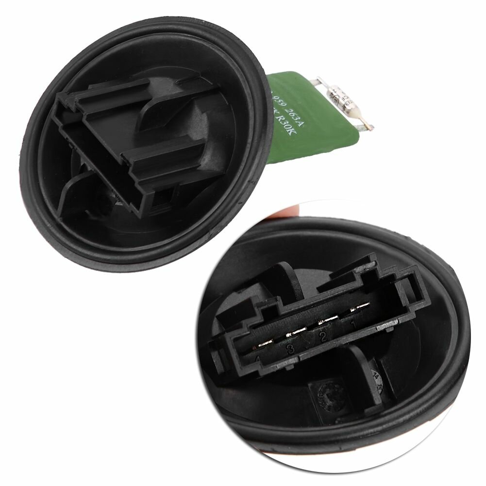 Резистор вентилятора 6Q0959263A (ABS) — прямая замена для Skoda Roomster / Roomster Praktik 2006-2013, Fabia, Audi A1/A2