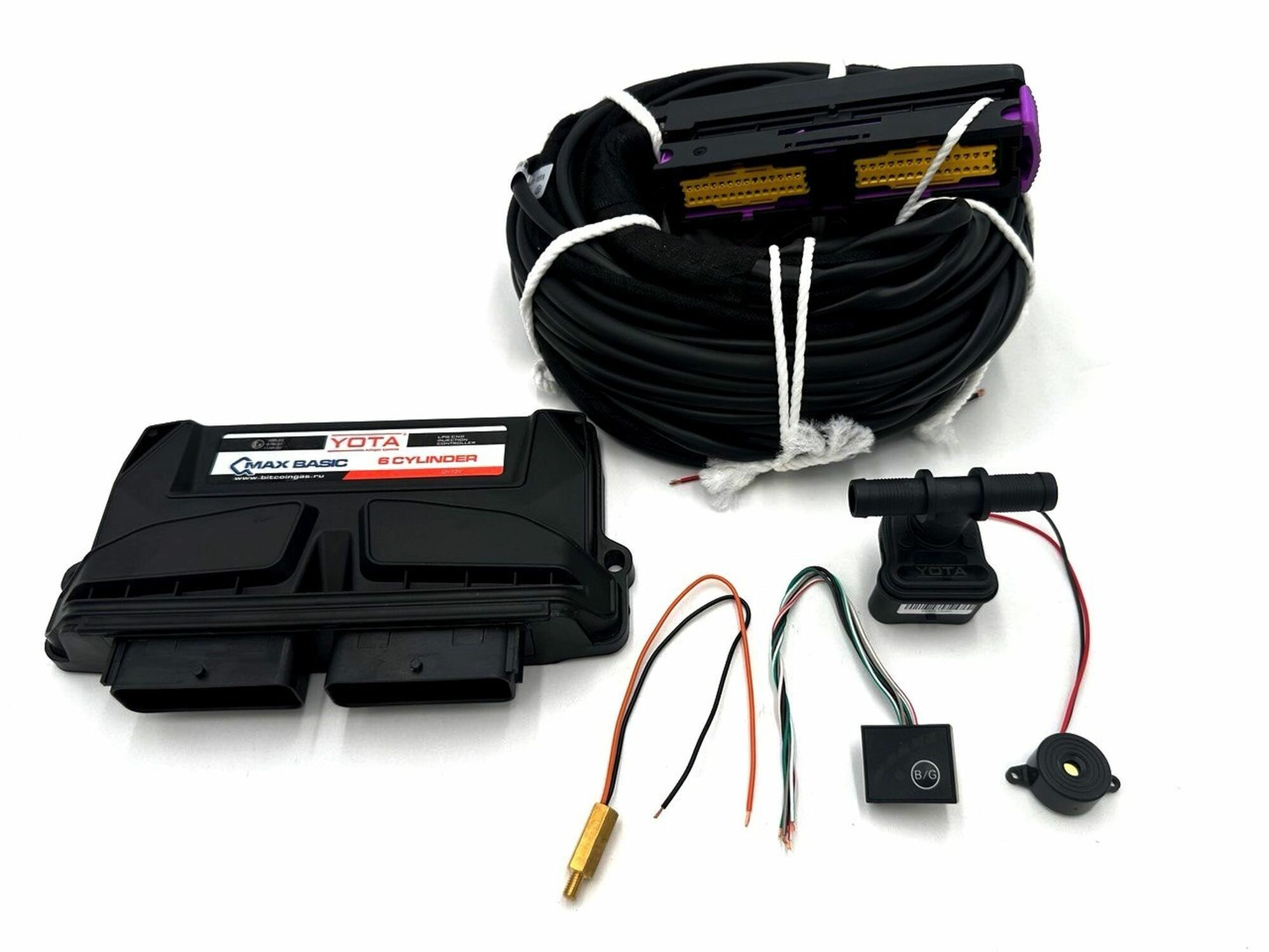 Комплект ГБО электроника 4 поколение Yota QMax Basic 6 цилиндра