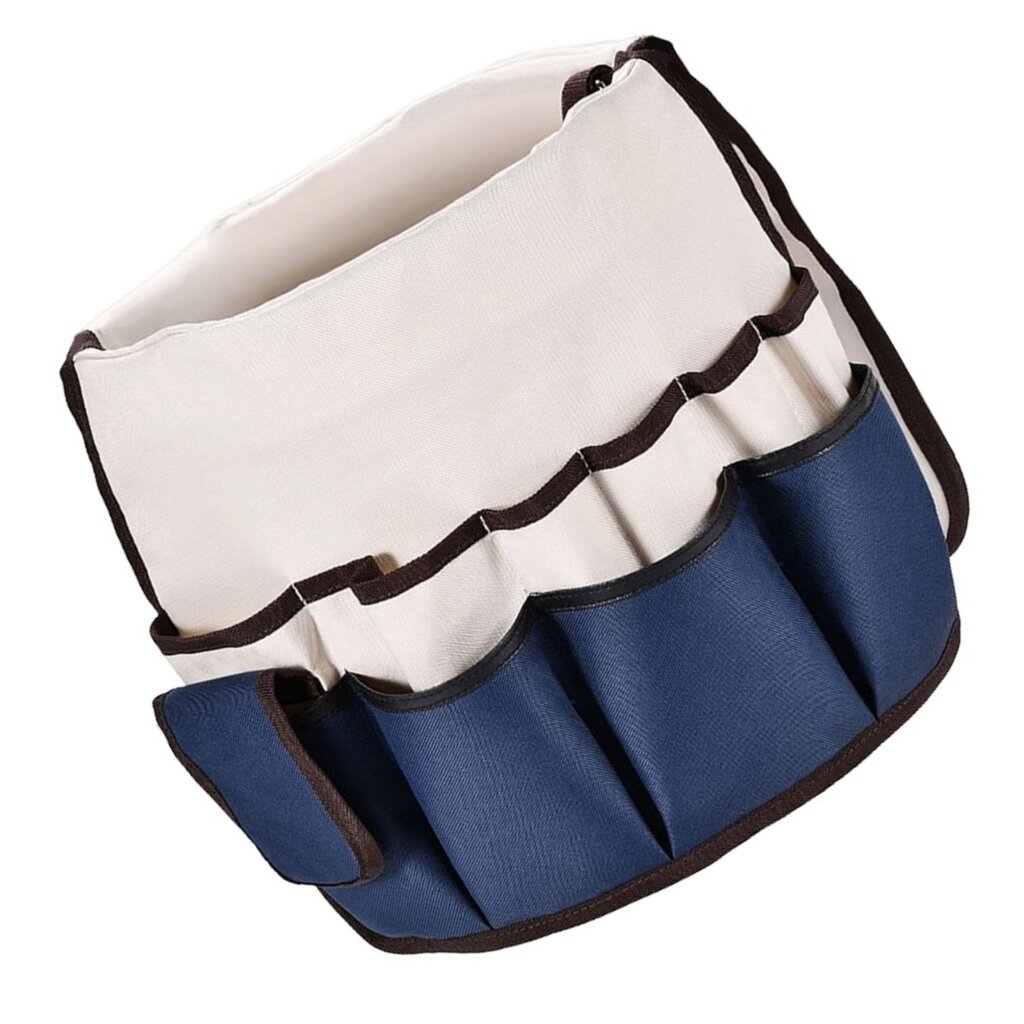 Водонепроницаемое Ведро-Органайзер для Садовых Инструментов с Боковыми Карманами, Складная Сумка для Газона/Двора