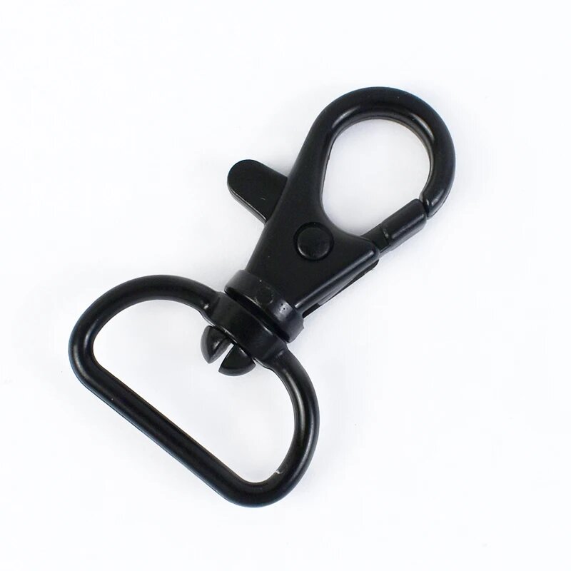 Meetee пластиковые карабины 17/20 мм Черный, 17mm-10Pcs, B5