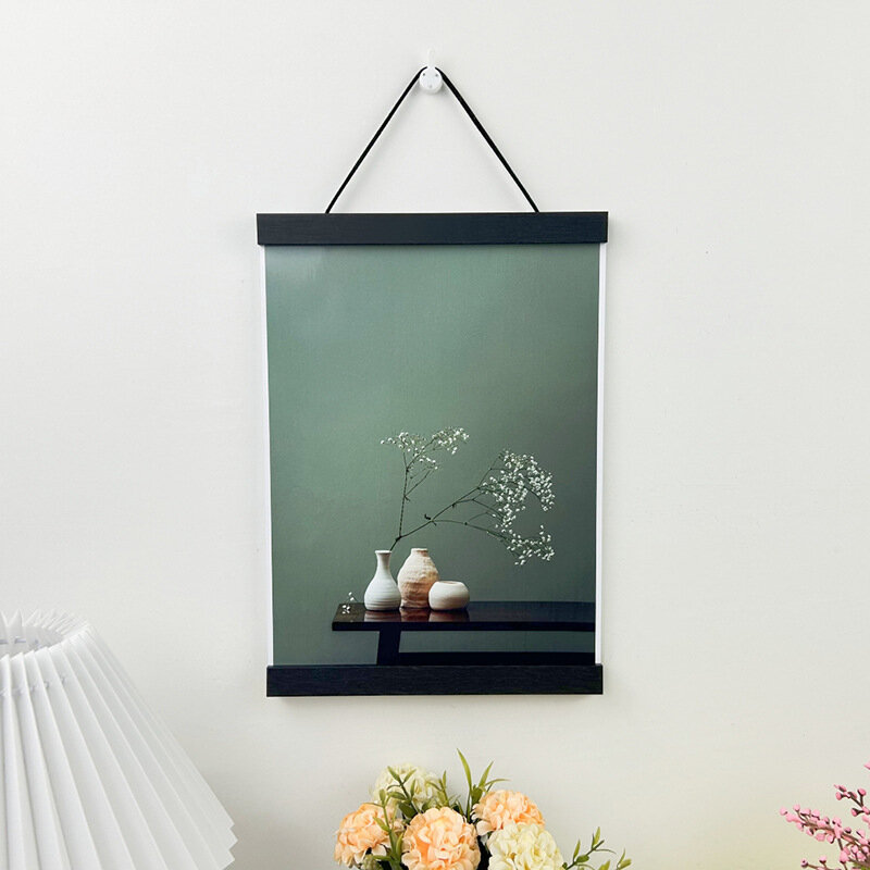 Готовые винтажные рамки-свитки для постеров, фотографий, рулонных картин, картин на холсте, масляных картин, деревянные