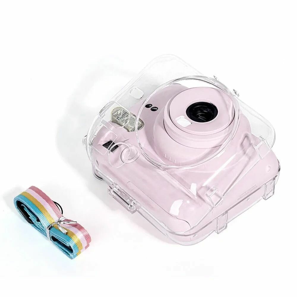 Пластиковый защитный чехол для цифровой камеры Fuji Fujifilm Instax Mini 12, прозрачный защитный чехол