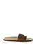 Босоножки BRUNELLO CUCINELLI Suede-strap flat sandals, размер 43, brown