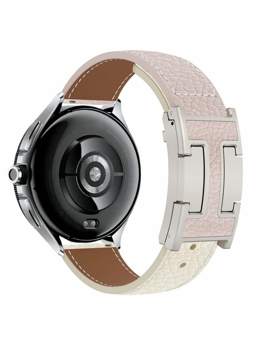 Ремешок Hermes H-образный для Xiaomi Watch S, натуральная кожа, магнитный