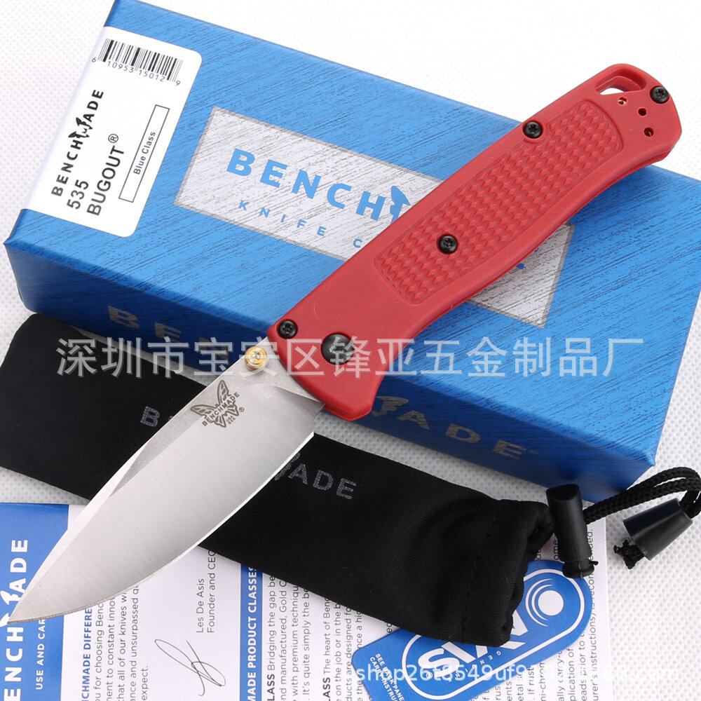 Нож Benchmade Butterfly -434.999999999% off CNC с высокой твердостью, острый BM535, складной портативный карманный нож для кемпинга на открытом воздухе
