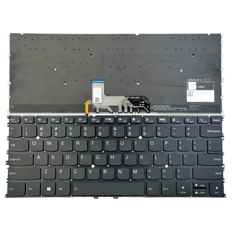 Новая клавиатура для ноутбука Lenovo Yoga Slim 9 14ITL5 9-14ITL5 14 дюймов черная с подсветкой