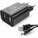 Адаптер питания Cablexpert USB 2 порта, 2.4A, черный + кабель 1м Type-C MP3A-PC-...