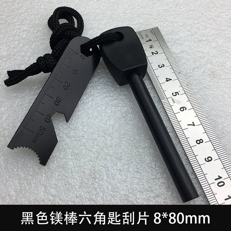 Водонепроницаемый огниво-зажигатель Firestone для выживания в дикой природе, изготовленный из магниевого сплава, предназначенный для экстренных ситуаций.