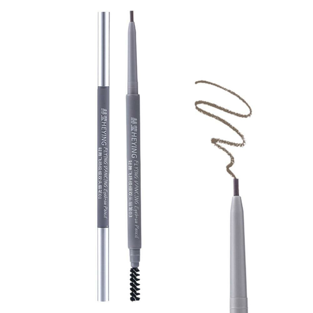 Clump free Eyebrow Pencil Face Makeup Highly Pigmented Double ended Eyebrow Pencil Natural Ingredients Sweat resistant Waterproof 3d Eyebrow Pencil Beginner