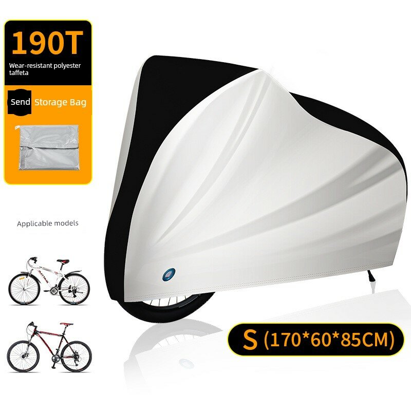 Чехол для велосипеда из полиэстера 190T, чехол для электровелосипеда, защита от дождя, пыли и солнца, полностью