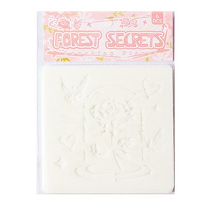 Трафареты цветов и бабочек для скрапбукинга, Лесная тайная земля