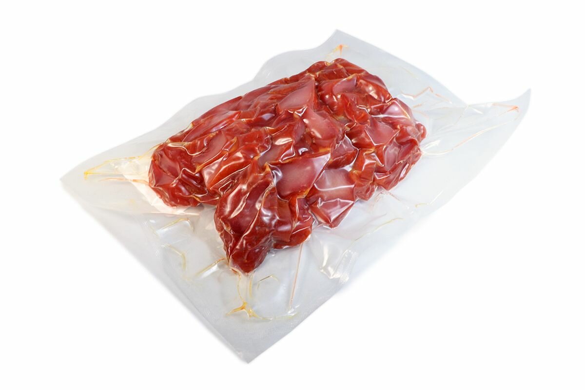 Вяленое мясо птицы, куриные мясные чипсы барбекю, 500 г