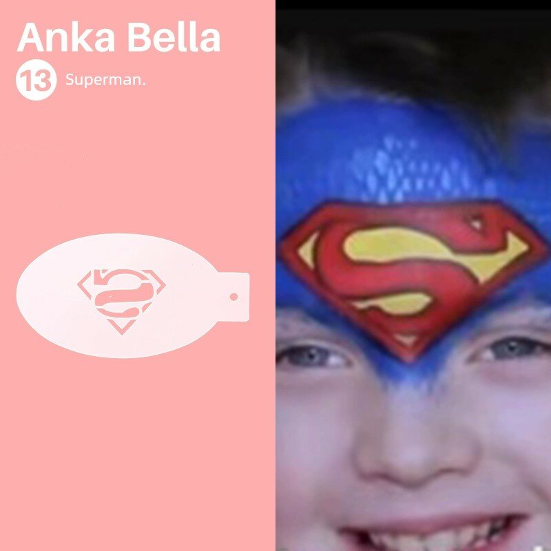 Трафарет для рисования на лице AnkaBella: Астронавт, ракета, космическая тематика, для мальчиков, DIY, тату-мольберт