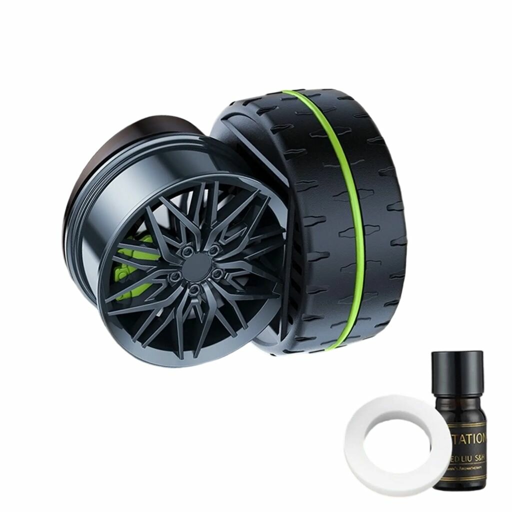 Духи для украшения автомобиля Solar car aromatherapy wheel-серый