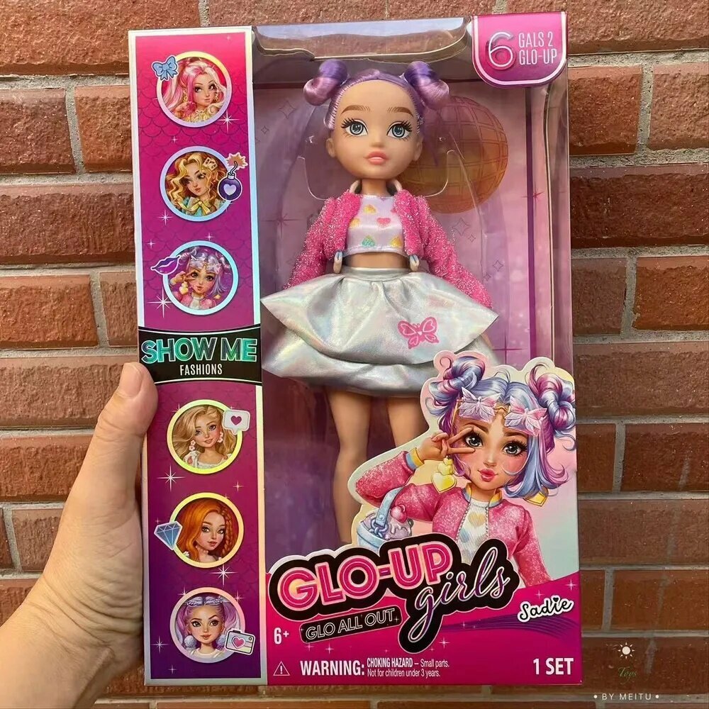 Кукла Glo Up Girls с изменяющимся цветом и нарядами