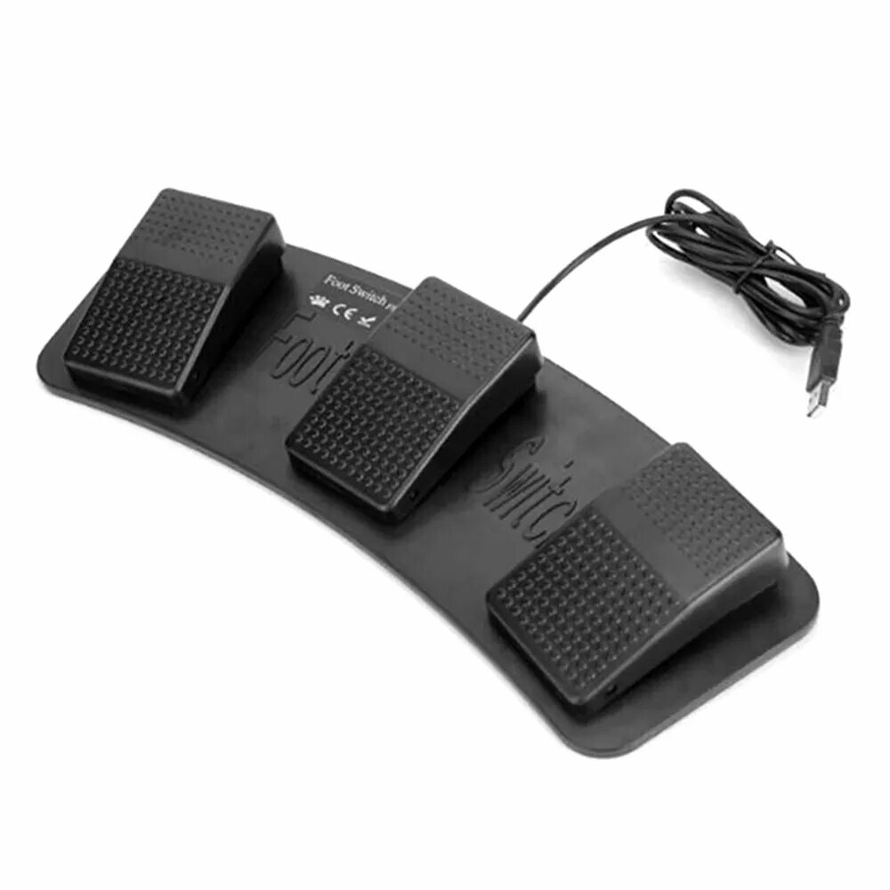Usb педальный переключатель 3 педали управления клавиатурой и мышью имитируют любую комбинацию клавиш HID Switch