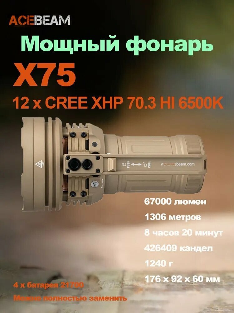 Acebeam Фонарь-прожектор