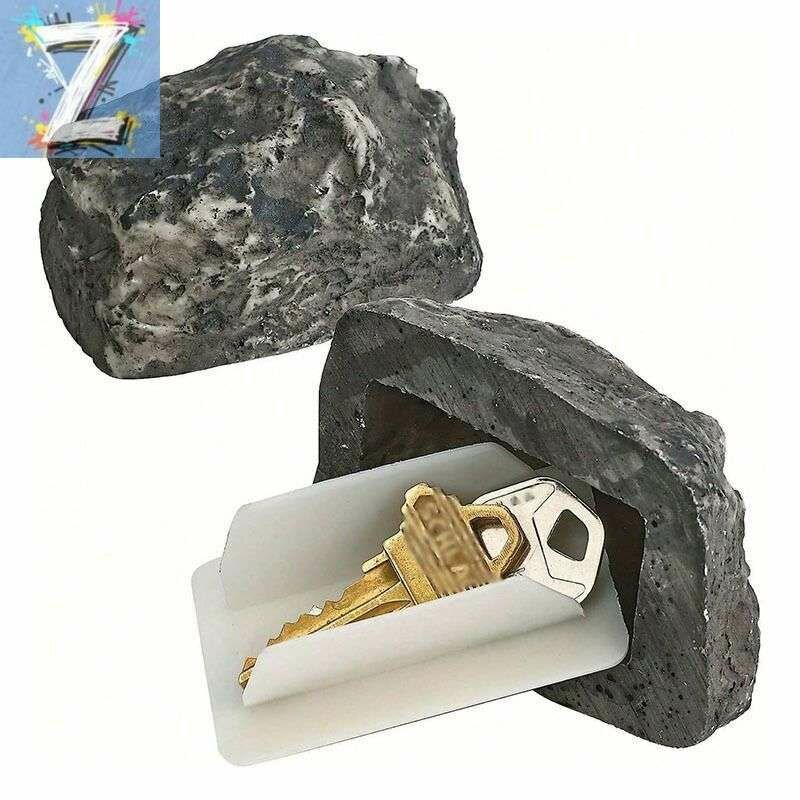 Тайник для ключей садовый / Имитация камня из смолы / Ящик для хранения