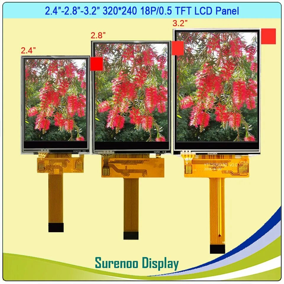ЖК-дисплей SURENOO 2.4" 240x320 с сенсором