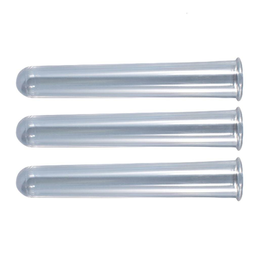 Набор из 3 прозрачных акриловых ваз для цветов, Четкий - Акриловая пробирка