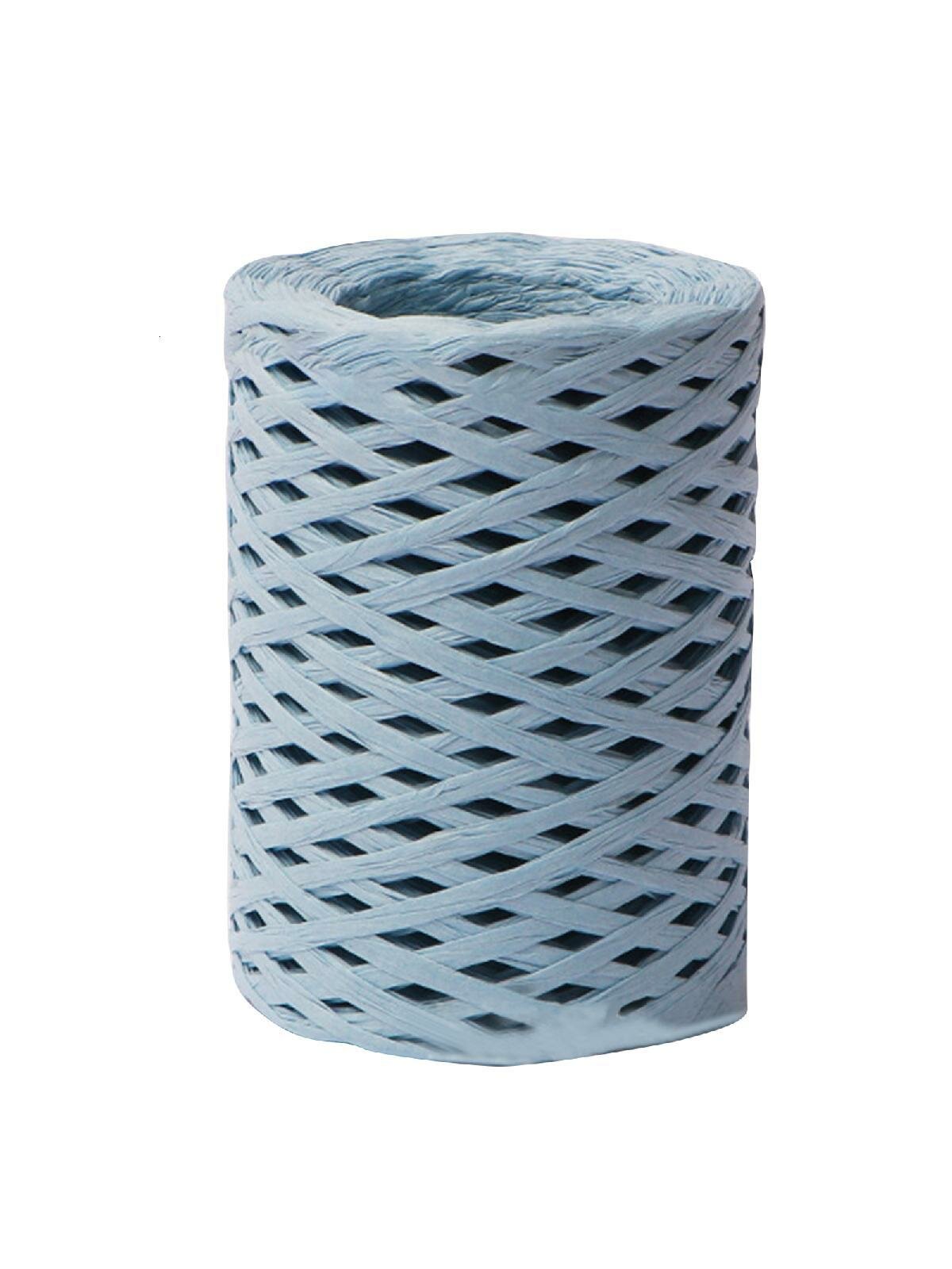 Рождественская рафия для поделок 150 м, Светло-голубой