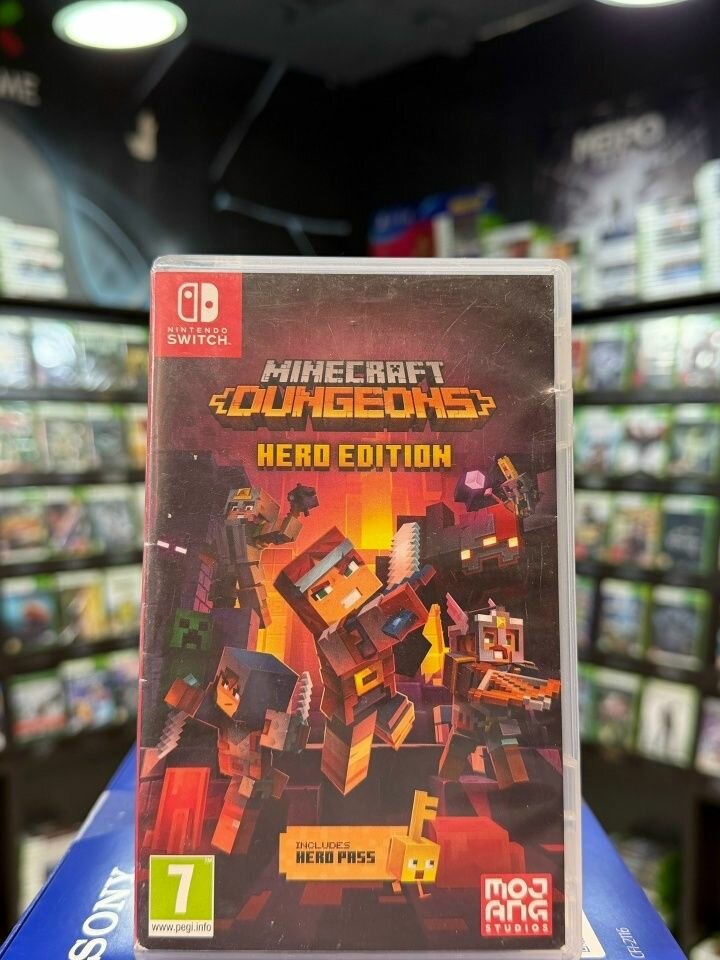 Игра Картридж Minecraft Dungeons Hero Edition (Nintendo Switch) (Русская версия) (Box)